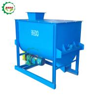 China Horizontal Fish Feed Machinery Mixer Animal Poultry Livestock Feed Mixer for sale