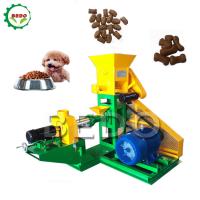 China Big Capacity Single Screw Floating Fish Feed Extruder Machine for sale