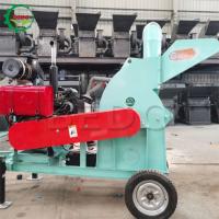 China Mini Pto Driven Mobile Diesel Hay Hammer Mill  Diesel Engine Hammer Crusher for sale