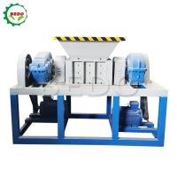 China Industrial Cardboard Double Shaft Shredder/Waste Wood Pallet Double Shaft Shredder for sale