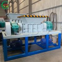 China Double Shaft Industrial Large Paper Waste Plastic Car Tire Carton Box Shredder for sale