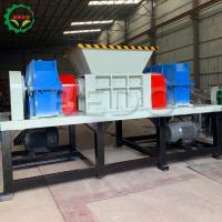 China Double Shaft Industrial Large Paper Waste Plastic Car Tire Carton Box Shredder for sale
