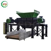 China Good Quality Mini Waste Plastic Crushing Machine Industrial Double Shaft Film Aluminum Atvia Blades Shredder For Recycling for sale