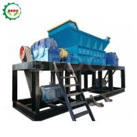 China Good Quality Mini Waste Plastic Crushing Machine Industrial Double Shaft Film Aluminum Atvia Blades Shredder For Recycling for sale