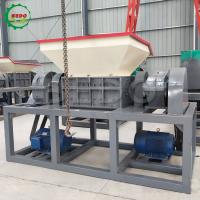 China Good Quality Mini Waste Plastic Crushing Machine Industrial Double Shaft Film Aluminum Atvia Blades Shredder For Recycling for sale