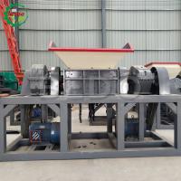 China Good Quality Mini Waste Plastic Crushing Machine Industrial Double Shaft Film Aluminum Atvia Blades Shredder For Recycling for sale