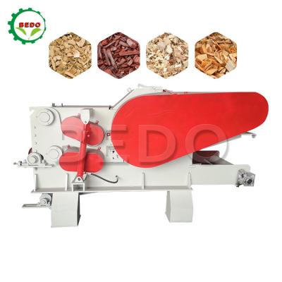 China Wood Chipping Making Machine Wood Chipper Shredder Drum Electric Industrial Wood Chipper for sale