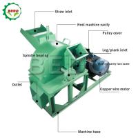 China Incredible Powerful Huge 450 kg Weight Wood Tree Branch Coconut Husk Crusher Machine Screen Of Wood Sawdust Crusher for sale
