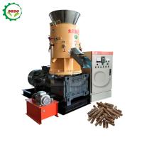 China Mini Wood Pellets Machinery Electric Flat Die Pellet Machine Mini Wood Sawdust Pellet Making Machine for sale