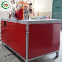 China Wood Pallet Leg Saw Feet Block Cutting Machine / Sawdust Wood Block Cutter for sale