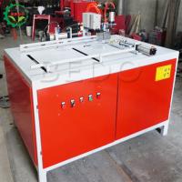 China Automatic Foot Pier Machine Wood Sawdust Block Cutting Machine Wooden Pallet Cutter Machine for sale