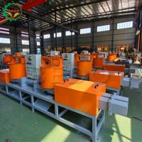 China Electric Hot Press Machine Wood Pallet Block Production Line Sawdust Recycling Wood Pallet Feet Making Machine Pallet Block for sale