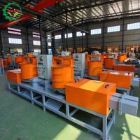 China Electric Hot Press Machine Wood Pallet Block Production Line Sawdust Recycling Wood Pallet Feet Making Machine Pallet Block for sale