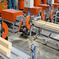 China Electric Hot Press Machine Wood Pallet Block Production Line Sawdust Recycling Wood Pallet Feet Making Machine Pallet Block for sale