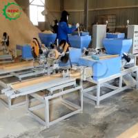 China Compressed Wood Shavings Pallet Feet Press Machine European Wood Sawdust Block Compress Machine for Pallet for sale