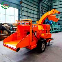 China Garden Tree Wood Chipper Machine Large Processing Capacity Self Feed Branch Chipping Chipper for sale