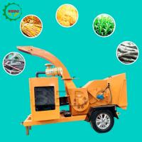 China Mobile Wood Chipper Machine Hydraulic Tree Branch Wood Chipper for sale