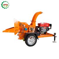 China Factory Produced Hydraulic Wood Chipper Shredder Crusher Cutting Wood Branch For Export for sale