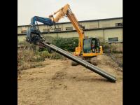 China Heavy-Duty Pile Driver - 10-Meter Penetration & 2800 RPM Vibration for sale