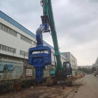 China Vibro Pile Driver For Excavator - 20-60T Compatibility + 15m Sheet Piling (FV-350) & Dual-Stage Vibration for sale