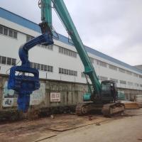 China Vibro Pile Driver For Excavator - 20-60T Compatibility + 15m Sheet Piling (FV-350) & Dual-Stage Vibration for sale