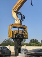 China 360 Degree Pile Driver – Full Top Tool Change System & Precise Positioning Servo Control for 30‑33T Excavators for sale