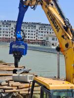 China 12 Meter Side Grip Vibro Hammer For Narrow Working Space for sale