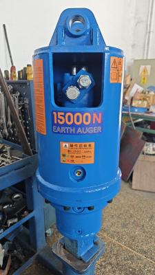 China Hydraulic Earth Drilling Auger 25000N For 10 - 15 Tons Excavator for sale