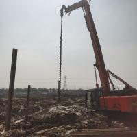China Hydraulic Earth Drilling Auger 30000N For 20 - 27 Tons Excavator for sale