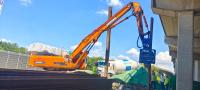 China Side Grip Pile Driver Fast and Smooth Pile Lifting for Excavator for sale