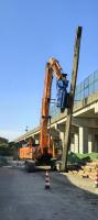 China Side Grip Pile Driver Fast and Smooth Pile Lifting for Excavator for sale