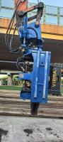 China Side Grip Pile Driver with 360 Degree Rotation & Low Headroom Operation Capability for sale
