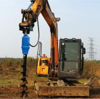 China Hydraulic Earth Drilling Auger 30000N For 8-13 Tons Excavator for sale