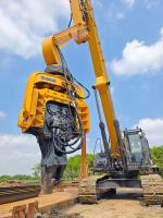 China VIBRA Pile Driver For 50-65ton Excavators for sale