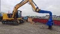 China PCF-350 Pile Driver Excavator Mounted Hydraulic Vibro Hammer for sale
