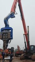 China SDLG With VIBRA Pile Driver For 65-75ton Excavators for sale