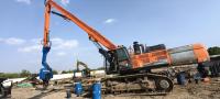 China High Frequency Vibration Output & High-Flow Merging Valve Unit – FV-600 Four Eccentric Pile Driver For 21m Piles for sale