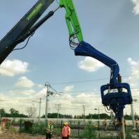 China Robust Pile Driver for Road Construction | 15-Meter Driving Depth | High-Frequency Vibration | Excavator-Mounted Design for sale
