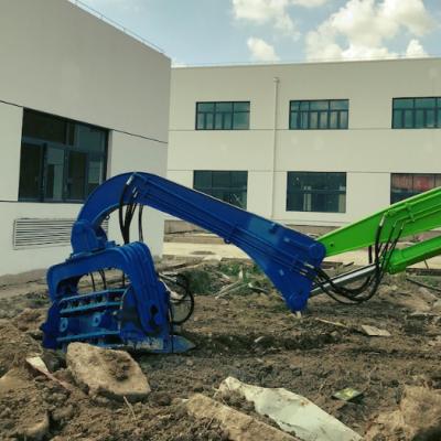 China 30T Hydraulic Sheet Pile Driver | 3500 RPM Vibration System | Specialized for Photovoltaic Applications for sale