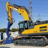 China 30T Hydraulic Sheet Pile Driver | 3500 RPM Vibration System | Specialized for Photovoltaic Applications for sale