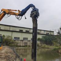 China 10M Vibratory Pile Driver | House Foundation Specialist | Plastic Sheet Pile Compatible | Minimal Site Disturbance for sale