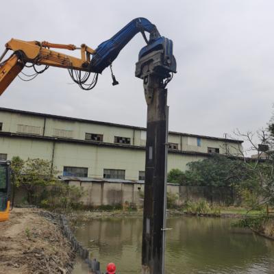 China 10M Vibratory Pile Driver | House Foundation Specialist | Plastic Sheet Pile Compatible | Minimal Site Disturbance for sale