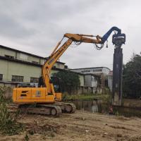 China 10M Vibratory Pile Driver | House Foundation Specialist | Plastic Sheet Pile Compatible | Minimal Site Disturbance for sale