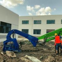 China Hydraulic Pile Driver for 30T Excavators | Solar Farm Specialist | High-Speed Installation | Premium Components for sale
