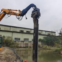 China Hydraulic Pile Driver for 30T Excavators | Solar Farm Specialist | High-Speed Installation | Premium Components for sale