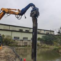 China Hydraulic Press Sheet Pile Driver | 12M Depth | Efficient Installation | Versatile Application for sale