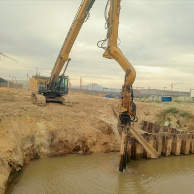 China Heavy-Duty Sheet Pile Driver | Excavator-Mounted Design | High-Frequency Vibration for sale
