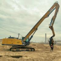 China Heavy-Duty Sheet Pile Driver | Excavator-Mounted Design | High-Frequency Vibration for sale