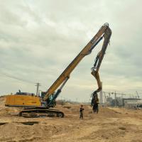 China Heavy-Duty Sheet Pile Driver | Excavator-Mounted Design | High-Frequency Vibration for sale
