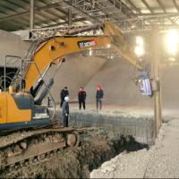China Side Grip Excavator Mounted Hydraulic Vibro Hammer - Space-Saving & High Efficiency For Narrow Construction Projects for sale